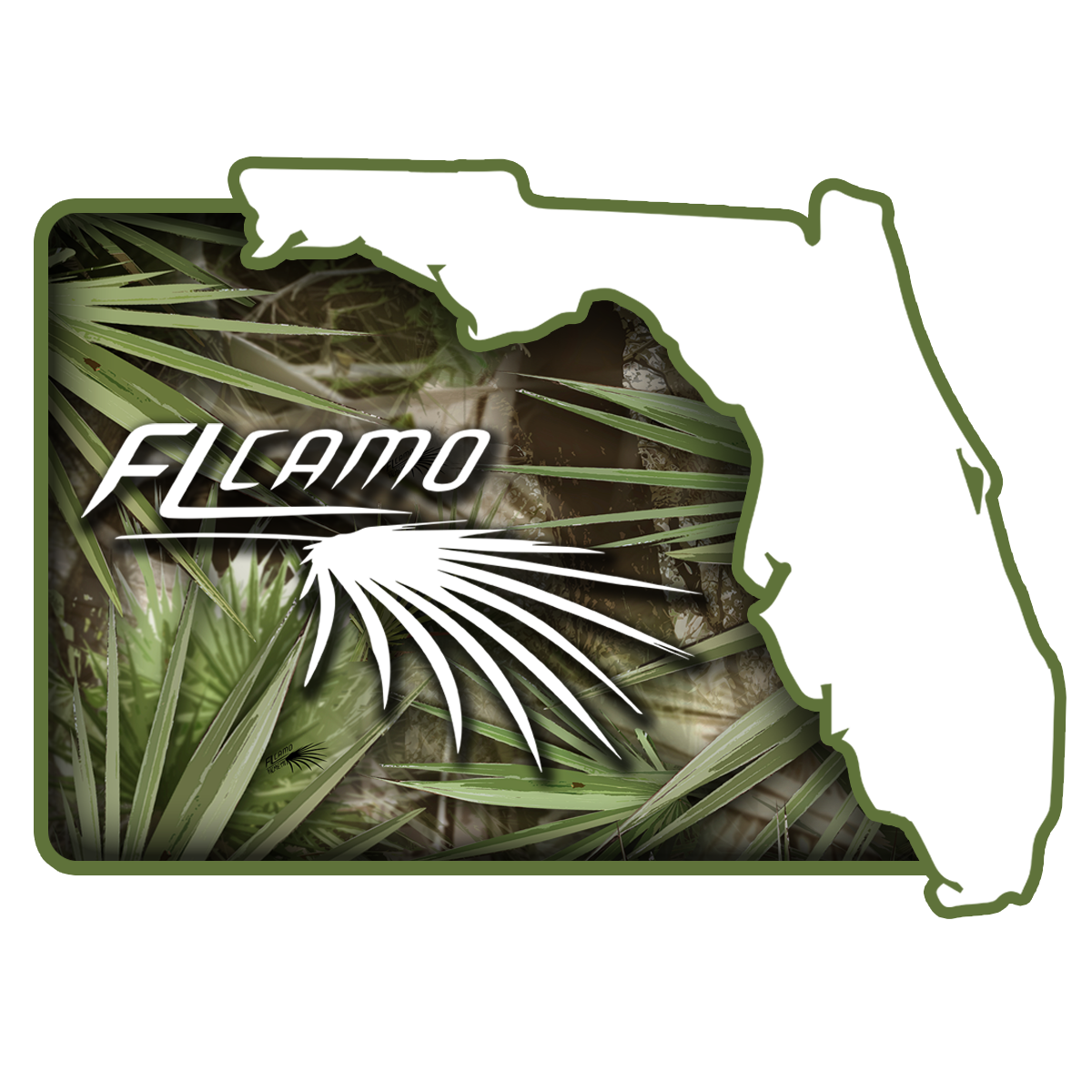 State of Florida Logo Sticker - FL Camo Palmetto – FL Camo - Florida ...
