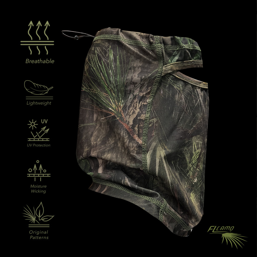 Breathable Mesh Loose Fit Mask - FL Camo Hammock – FL Camo - Florida ...