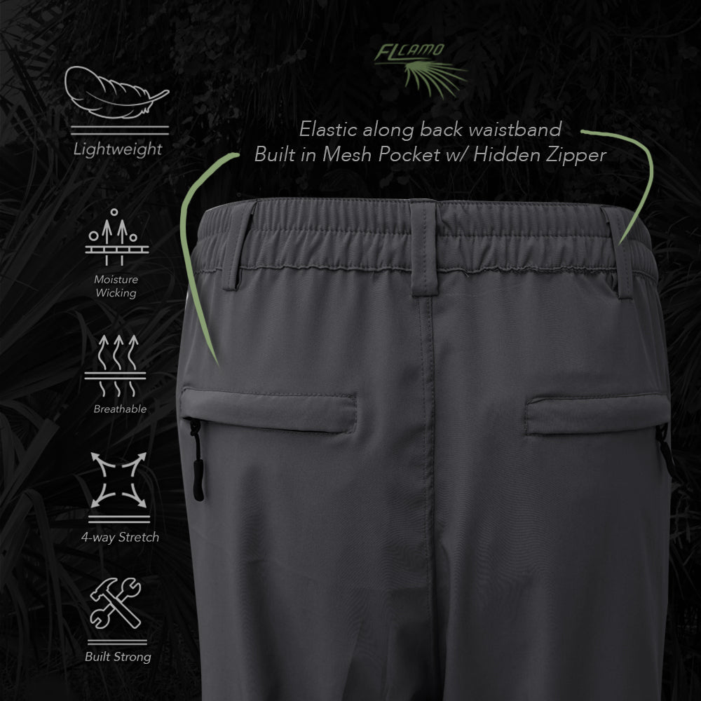 “Florida Pants” - Ultralight Performance Pants - Gray – FL Camo ...